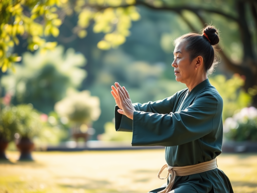 Qi Gong : Équilibre et soutien cancer. - Tai Ji Qi Gong 56
